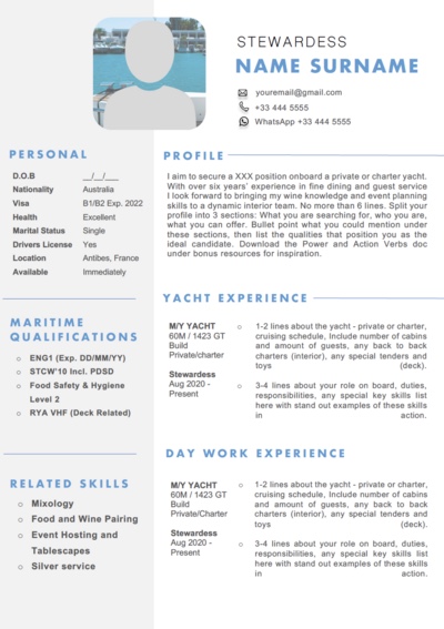 Superyacht CV Mistakes - Superyacht Content