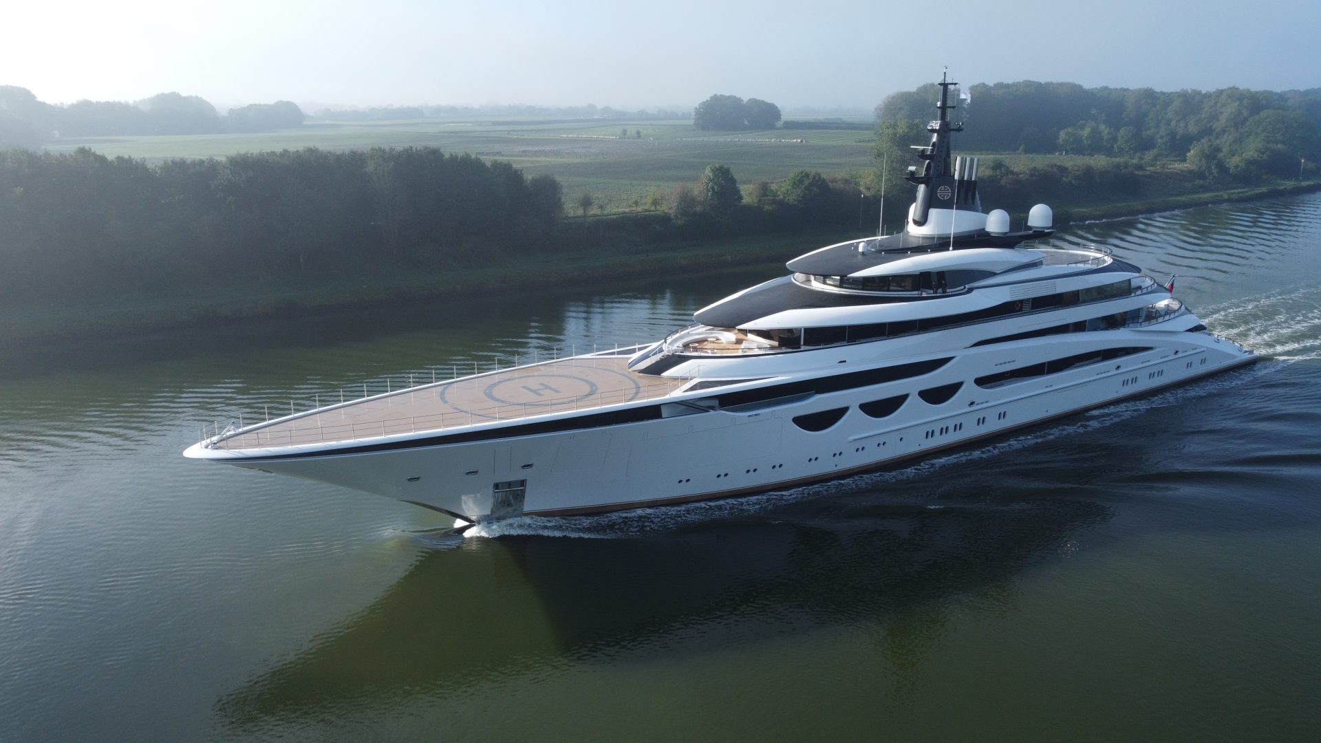 Sea trials for 115m Lürssen Project Enzo Begin - Superyacht Content