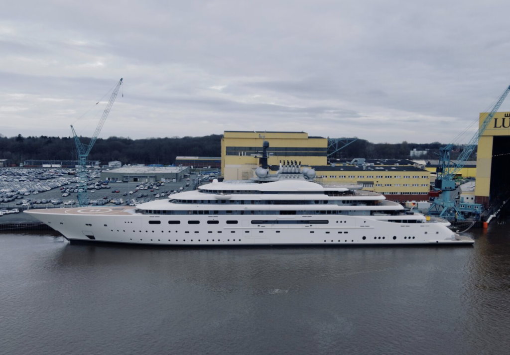 Project Blue: Lurssen Launch 158m Superyacht - Superyacht Content